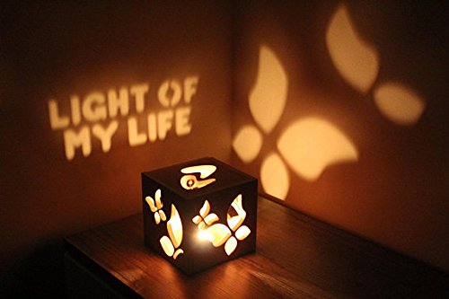 Wooden Engraved Shadow Message LED Lamp – My Art