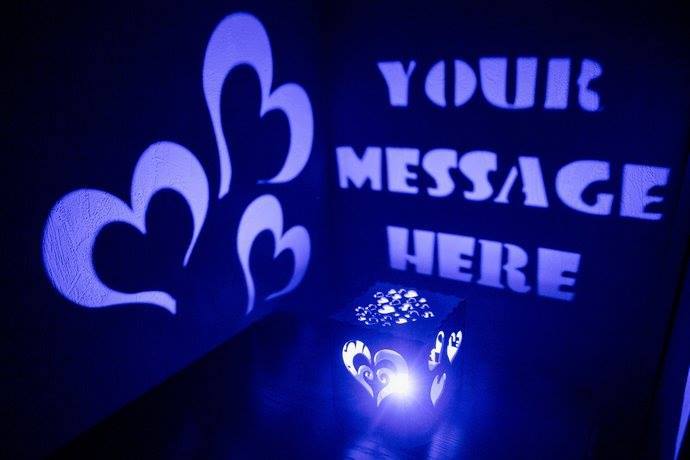 Wooden Engraved Shadow Message LED Lamp – My Art