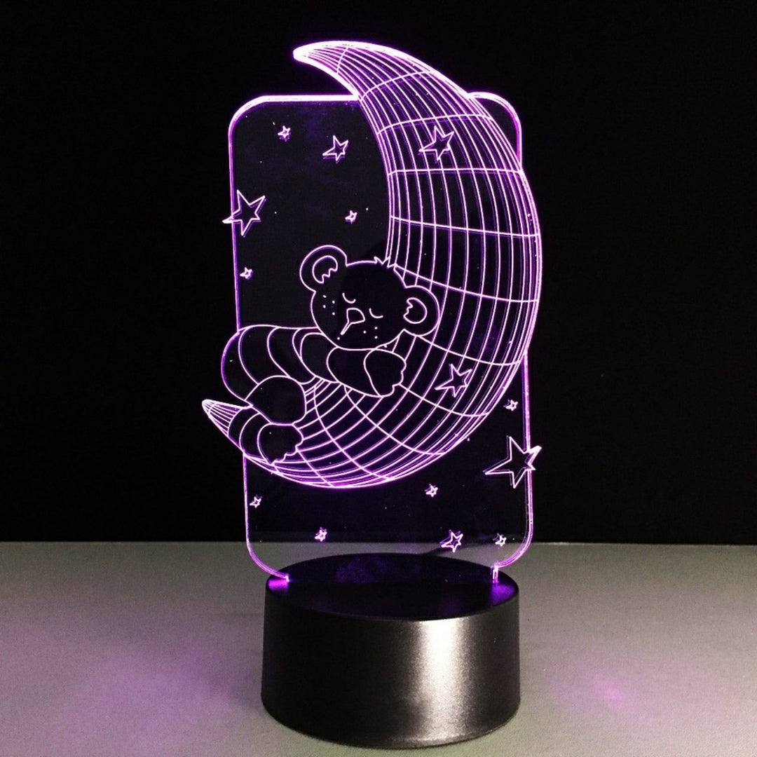 Baby Moon 3D LED Illusion Lamp – My Art